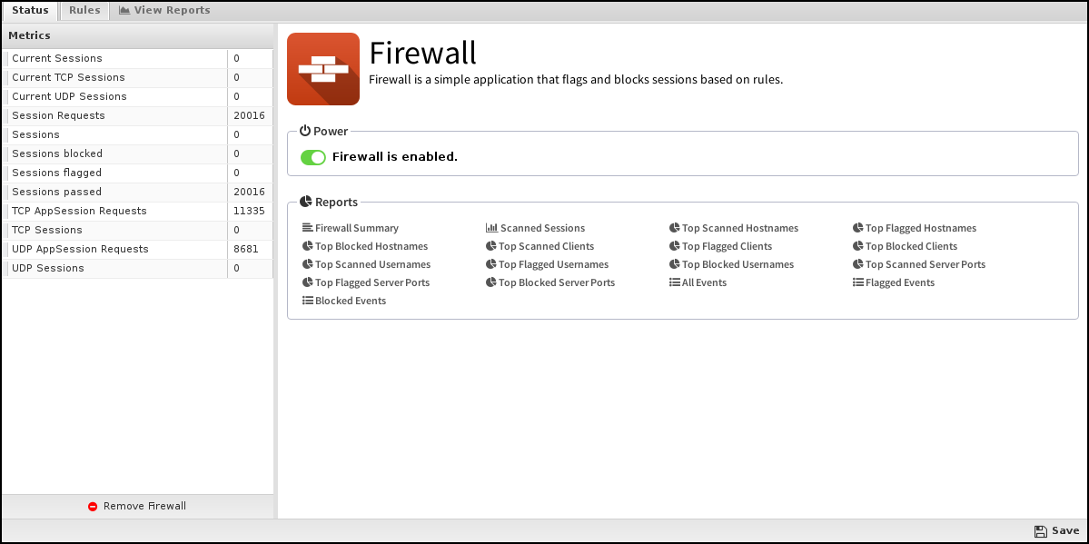 ETM NG Firewall User Guide - NG Firewall Protect Apps - Arista